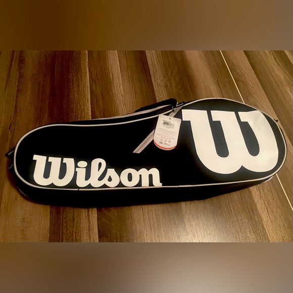 Wilson | Other | Wilson Black White Racket Bag | Poshmark